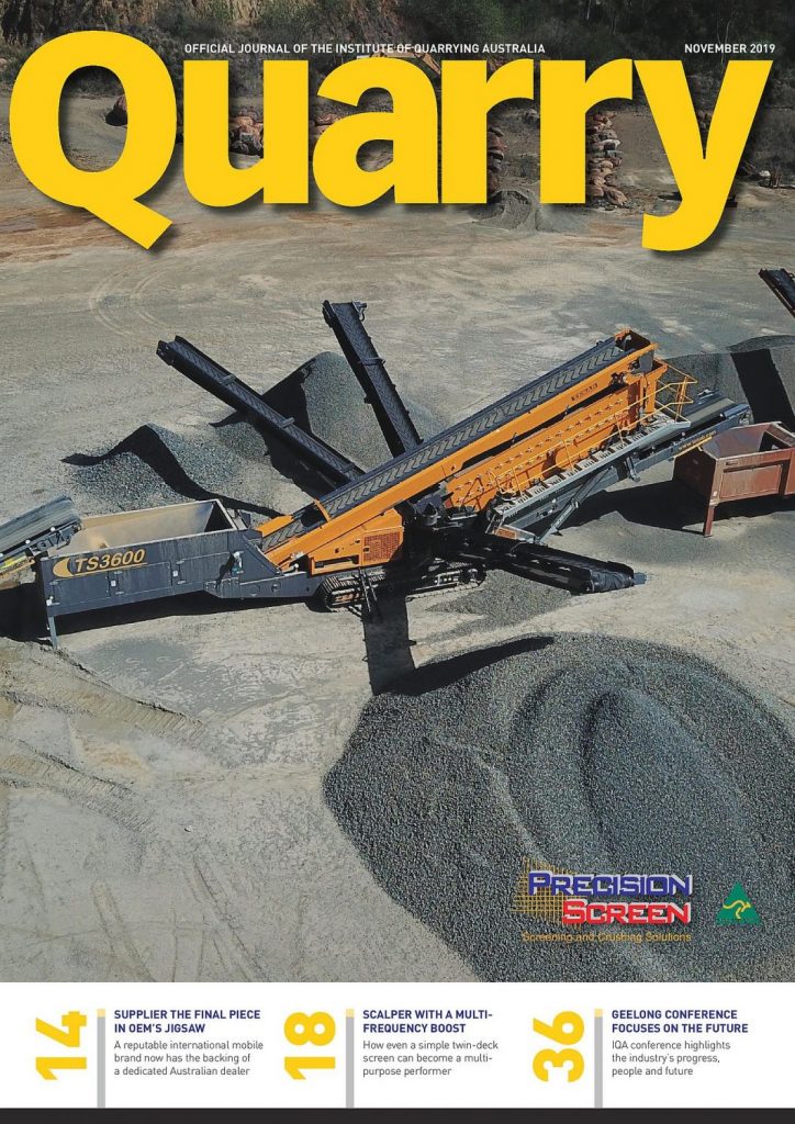Quarry Magazine Front Cover - November 2019 - Precisionscreen Screening ...